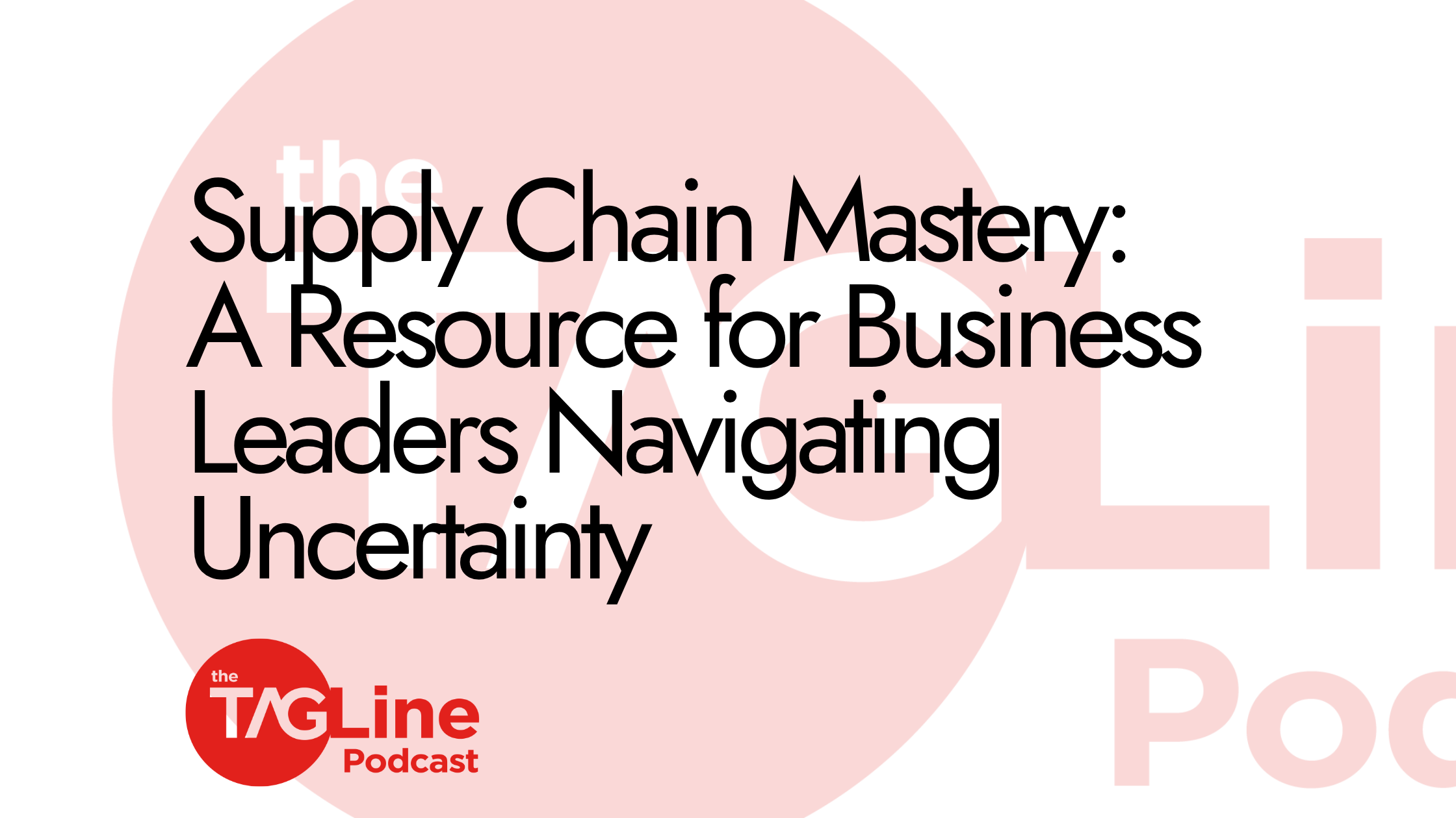 Supply Chain Mastery: A Resource for Business Leaders Navigating ...